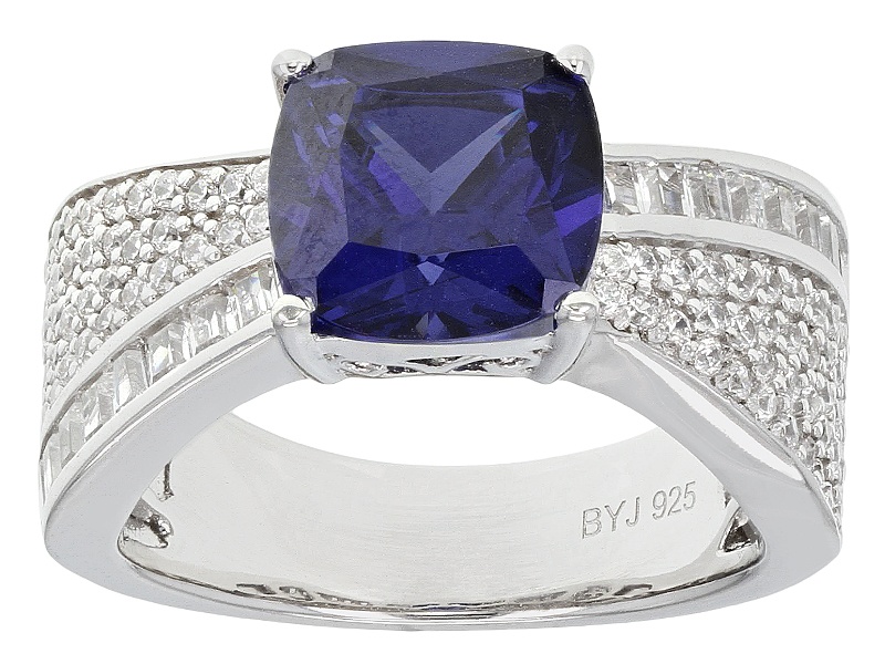 Bella Luce (R) Esotica (Tm) 7.30ctw Tanzanite & Diamond Simulants ... Bella Luce (R) Esotica (Tm) 7.30ctw Tanzanite & Diamond Simulants ...
